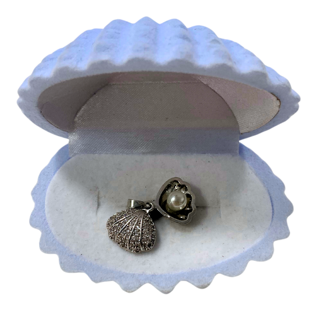 Blue Standing Shell Jewellery Box – Mermaid Dreams